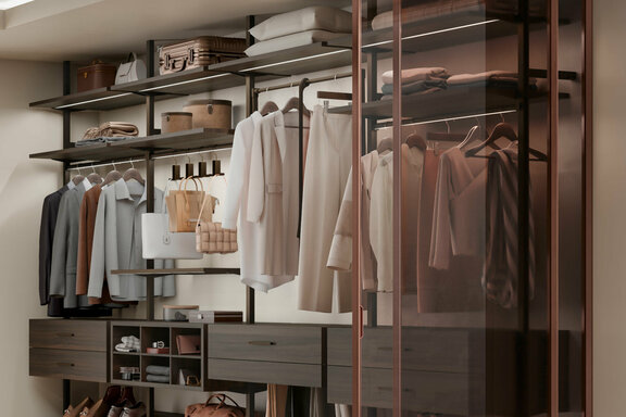 Made-to-measure walk-in wardrobe: perfect solution for every room ...